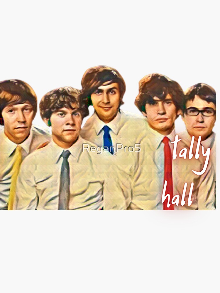 "tally hall classic t-shirt | sticker" Sticker for Sale by ReganPro5 ...
