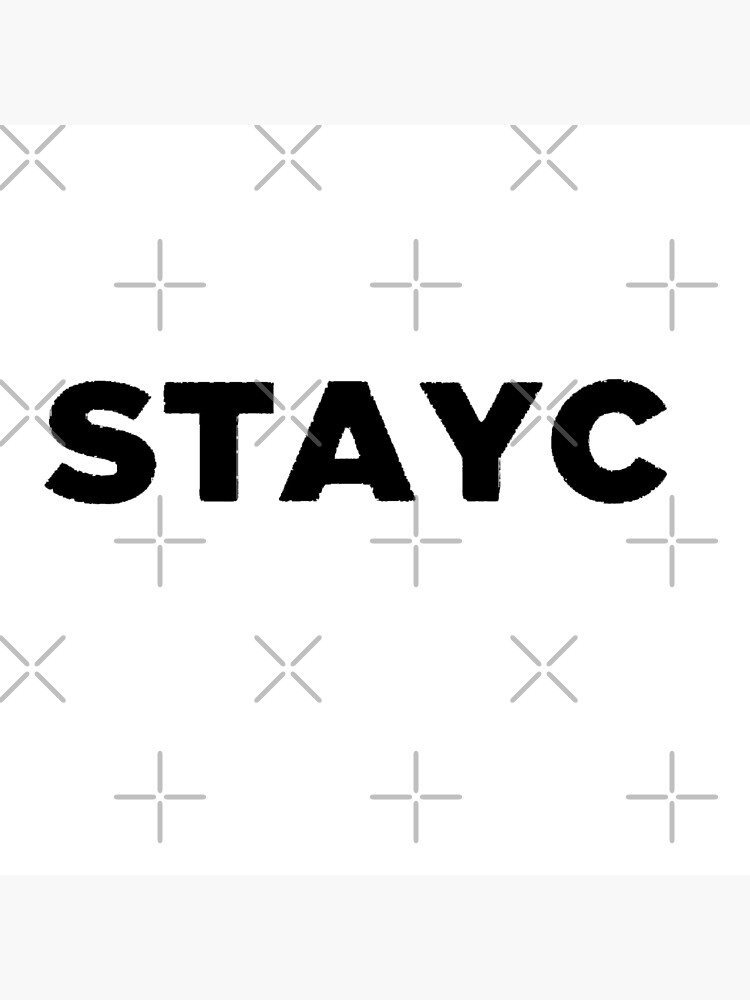 "STAYC logo" Poster for Sale by HaloHaloShine | Redbubble