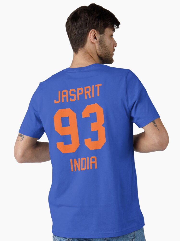 "Jasprit Bumrah | 93 | Indian Cricket Jersey" Essential T-Shirt for ...