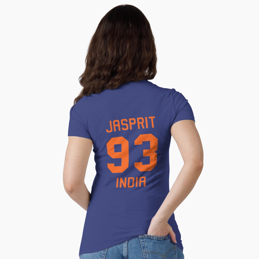 "Jasprit Bumrah | 93 | Indian Cricket Jersey" Essential T-Shirt for ...