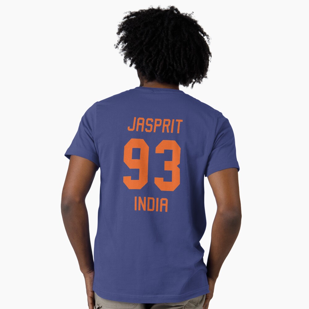 "Jasprit Bumrah | 93 | Indian Cricket Jersey" Essential T-Shirt for ...