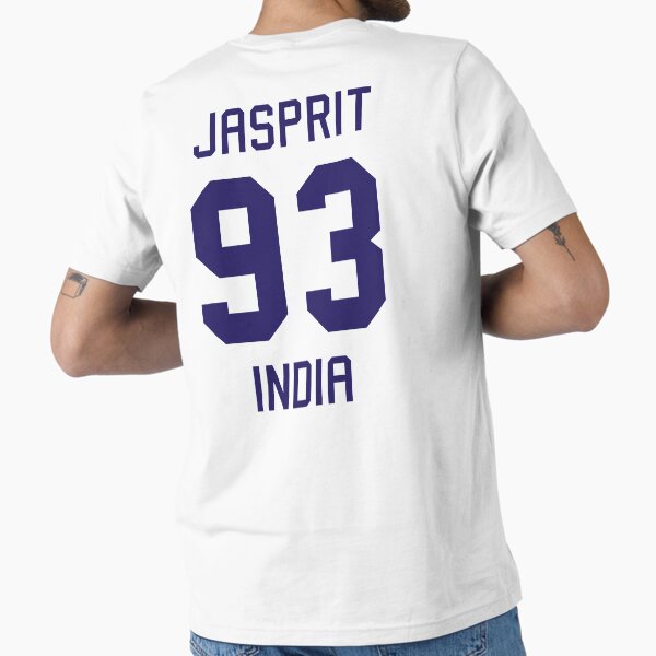 "Jasprit Bumrah | 93 | Indian Cricket Jersey" Essential T-Shirt for ...