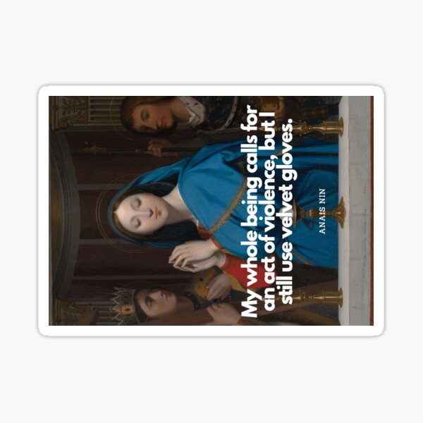 "anais nin" Sticker for Sale by museofhearts | Redbubble