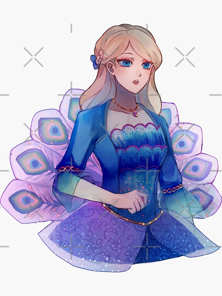 "Princess Rosella" Sticker for Sale by FlonHaru | Redbubble