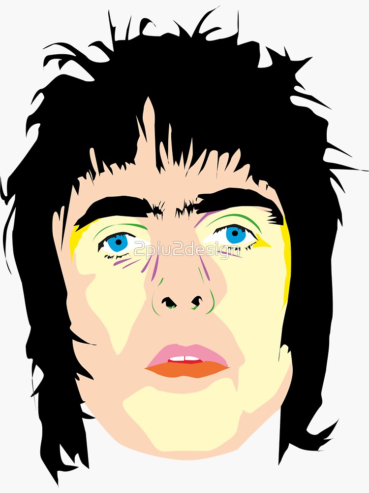"Liam Gallagher" Sticker for Sale by 2piu2design | Redbubble