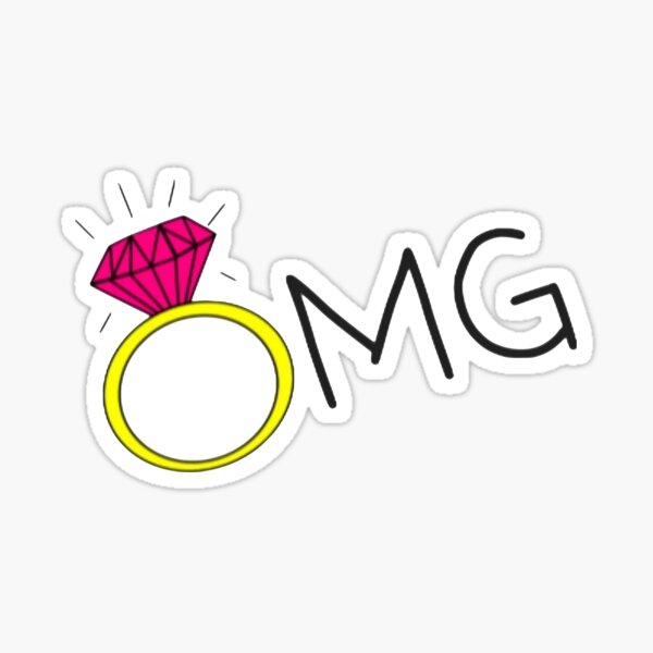 "OMG" Sticker by jboks2 | Redbubble