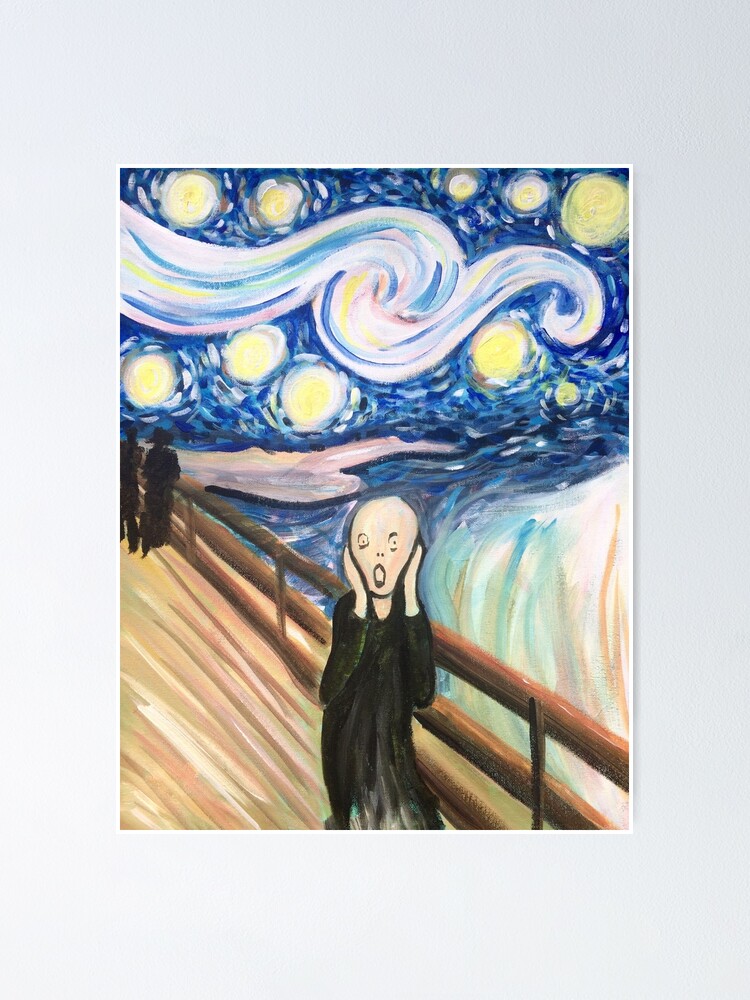 "Scream by Edward Munk" Poster for Sale by VirgilEastwood | Redbubble