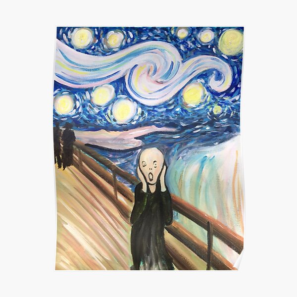 "Scream by Edward Munk" Poster for Sale by VirgilEastwood | Redbubble