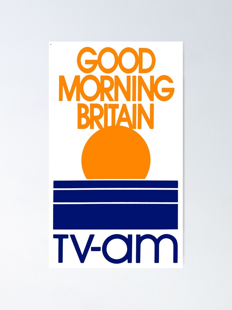 "TV-AM BREAKFAST TELEVISION LOGO" Poster by Unspirations | Redbubble
