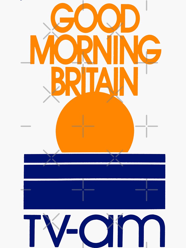 "TV-AM BREAKFAST TELEVISION LOGO" Sticker for Sale by Unspirations ...