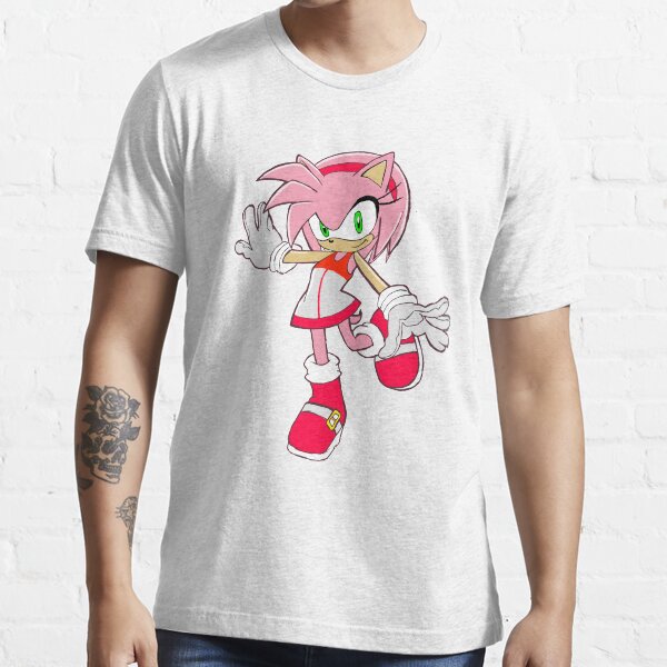 "Amy Rose" T-shirt for Sale by DarkmistArt | Redbubble | sega sonic the ...