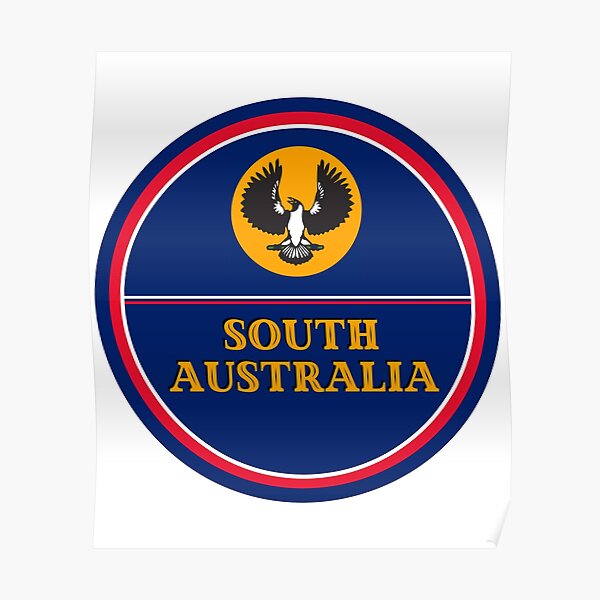 "Australian State of South Australia" Poster by FedSherDesign | Redbubble