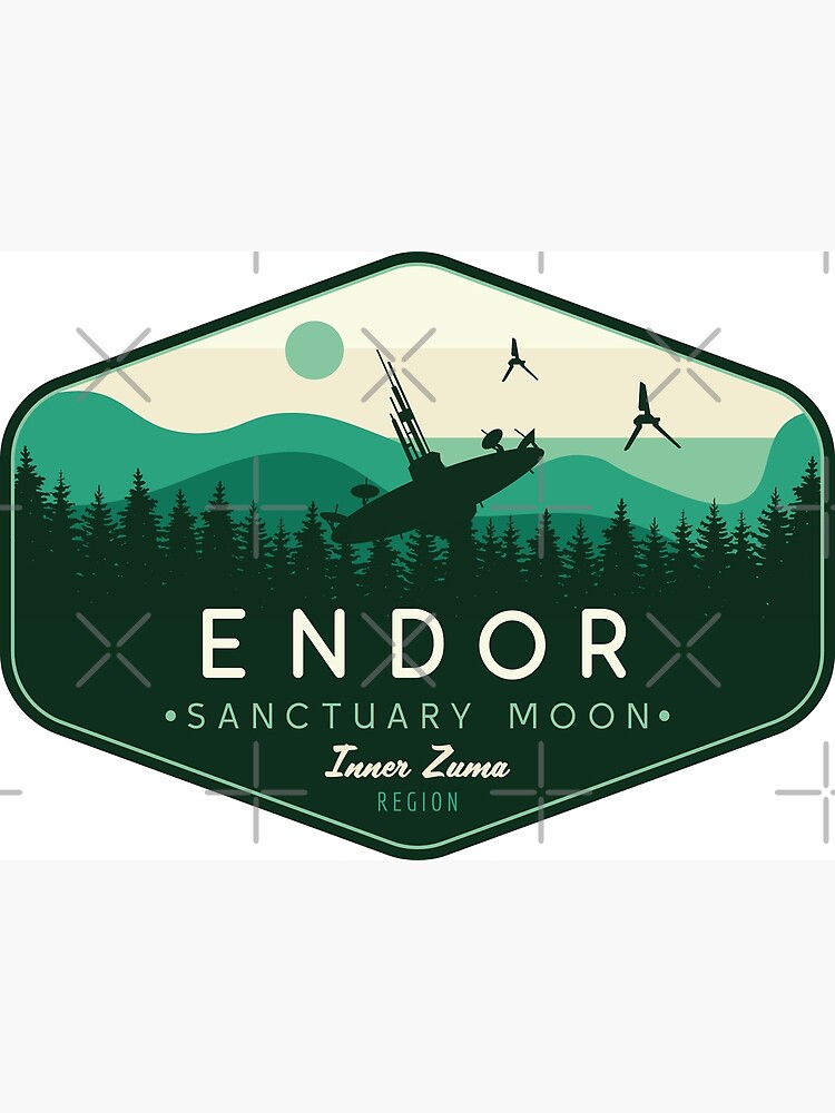 "Endor - Sanctuary Moon - Inner Zuma Region" Poster for Sale by ...