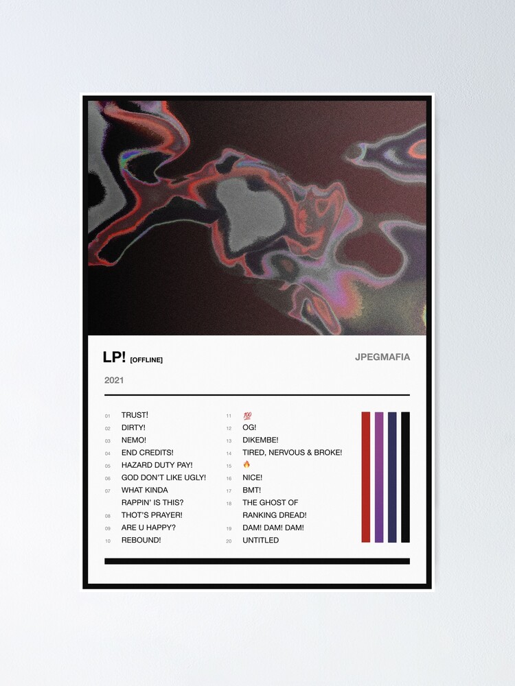 "LP! [offline] Tracklist" Poster for Sale by FANTANAMOBAY | Redbubble