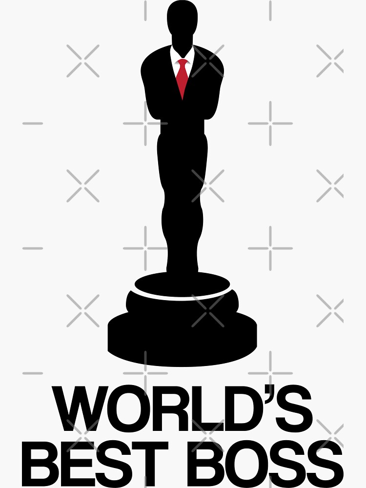 "World's best boss" Sticker by NVDesigns | Redbubble