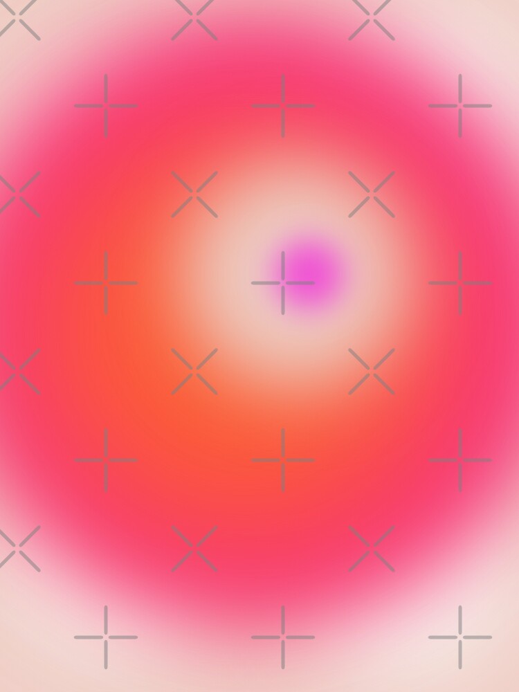 "Sunset Colors Gradient in Orange And Pink Aura Aesthetic" Poster for ...