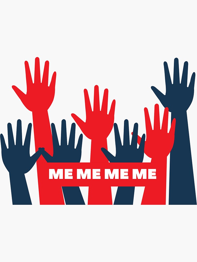 "MeMeMeMe" Sticker for Sale by mamajei | Redbubble