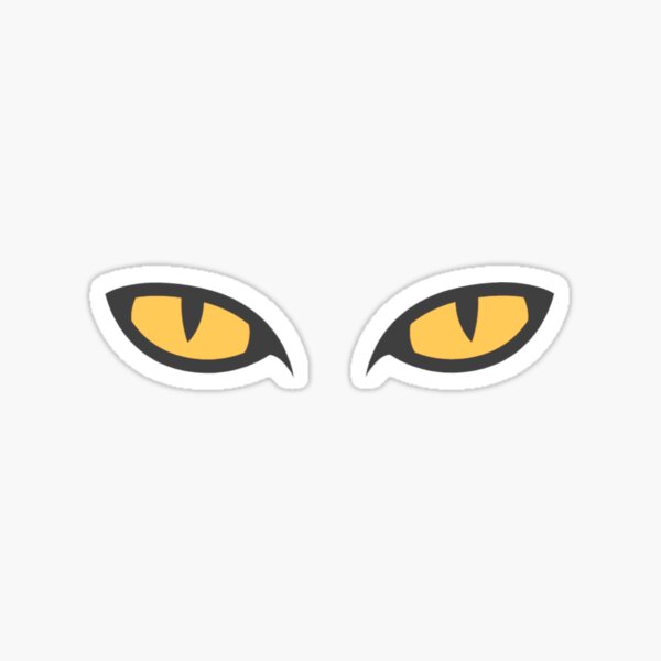 "predator eyes" Sticker for Sale by asmaarim | Redbubble