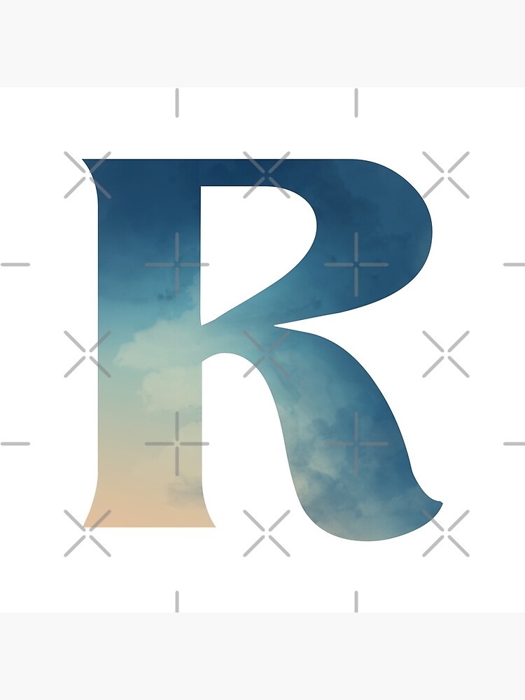 "Letter R Heartbreak Weather font" Photographic Print for Sale by ...
