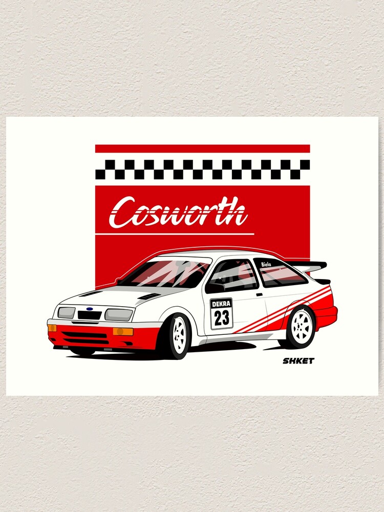 "Sierra Cosworth DTM Racing" Art Print for Sale by shketdesign | Redbubble