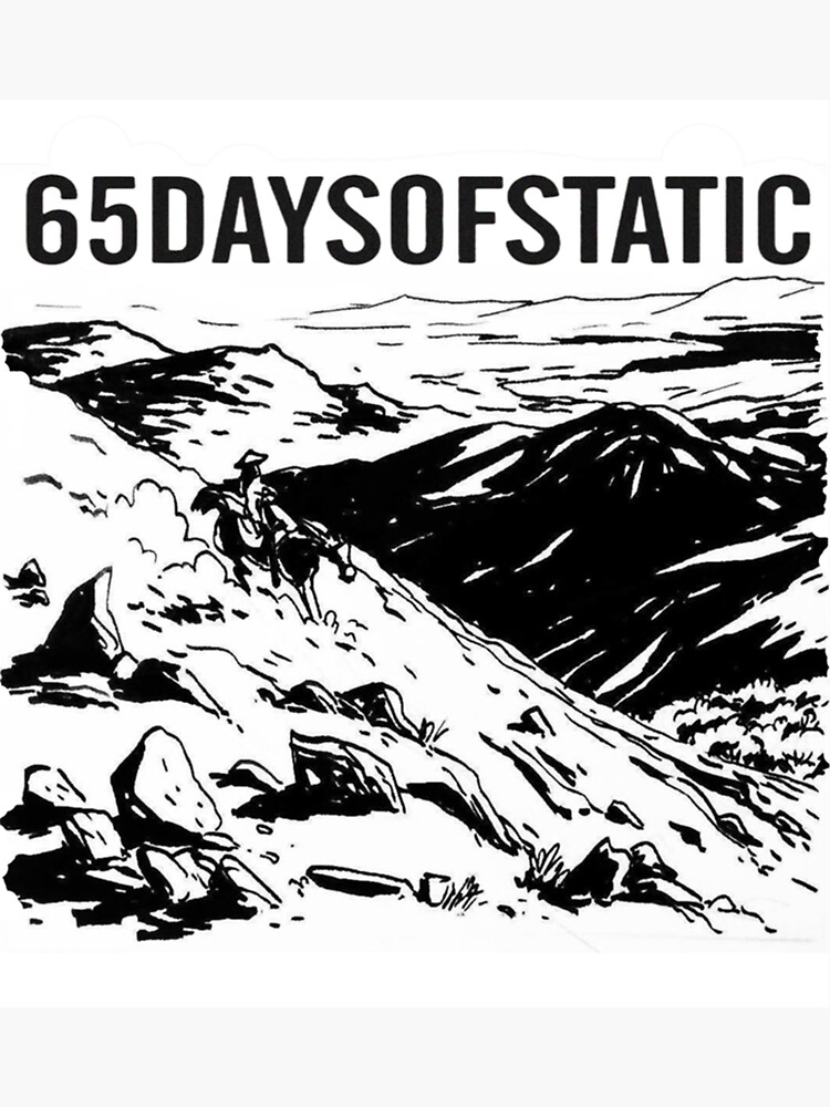 "65daysofstatic " Sticker for Sale by OccultShopArt | Redbubble