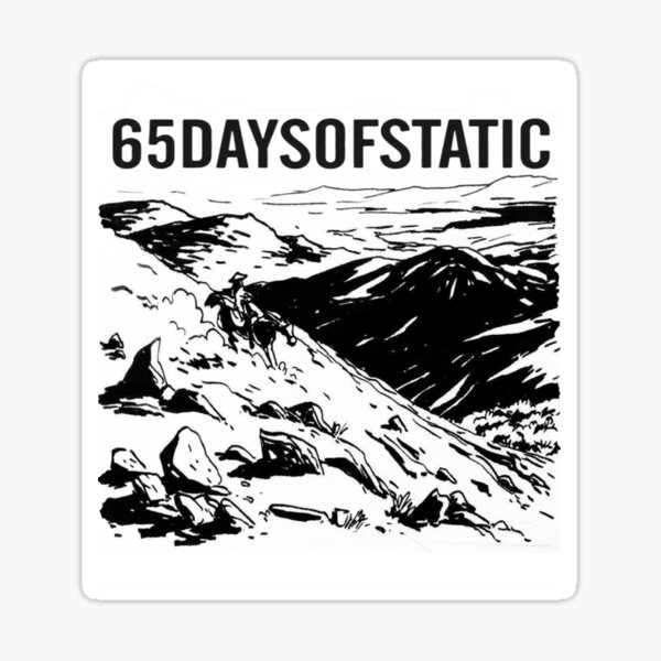 "65daysofstatic " Sticker for Sale by OccultShopArt | Redbubble