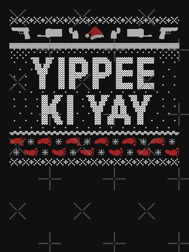"Yippee Ki Yay Funny Christmas Movie Quotes" T-shirt for Sale by Alex ...