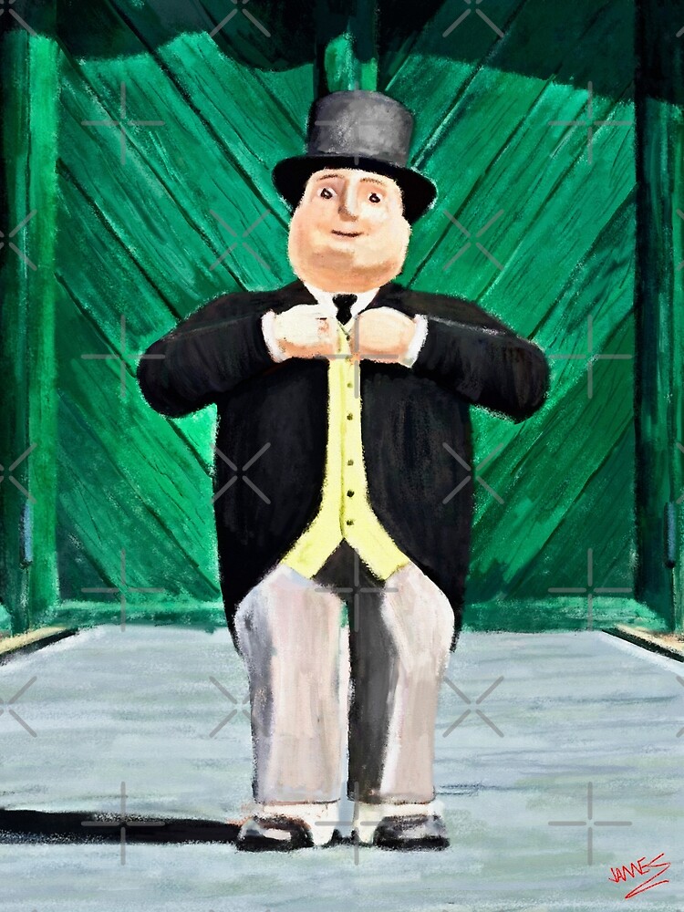 "The Fat Controller" Poster for Sale by artbyjames | Redbubble