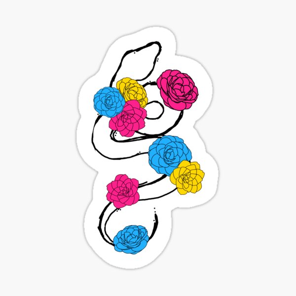 "Pan Snake " Sticker for Sale by anika-art | Redbubble