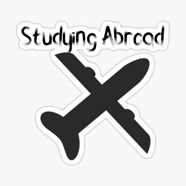 "Studying Abroad" Sticker for Sale by tito-art | Redbubble
