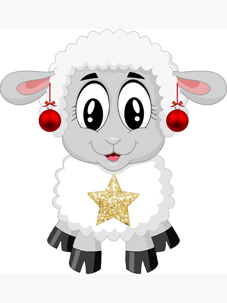 "smart and cute lamb" Poster for Sale by BOUCHREB-MED | Redbubble