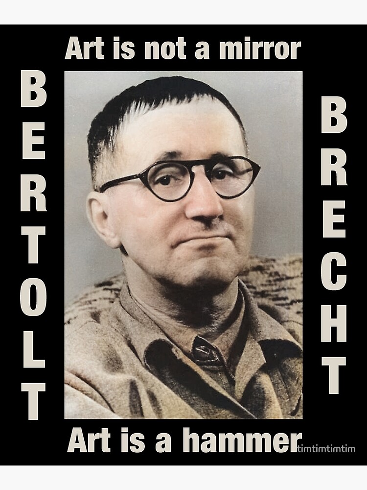 Póster «Bertolt Brecht Teatro épico Poeta alemán Ópera de tres peniques ...