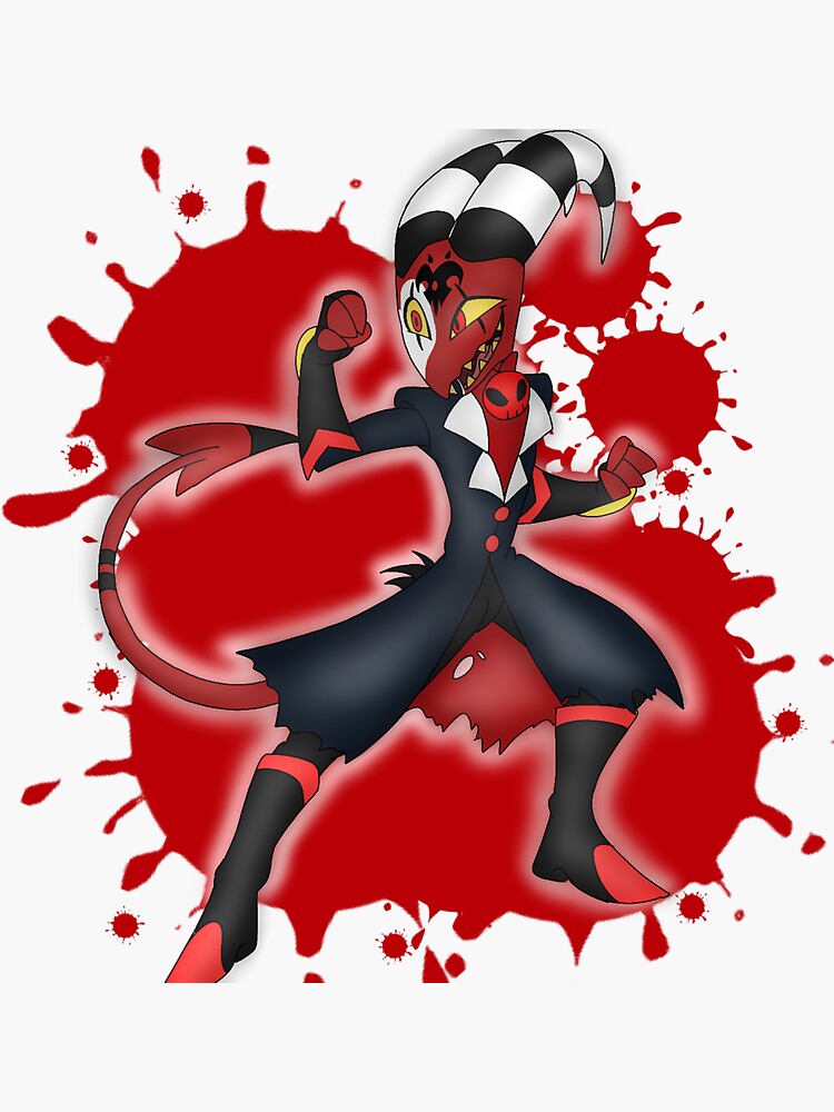 "Blitzo (the O is silent) splatter design " Sticker for Sale by ...