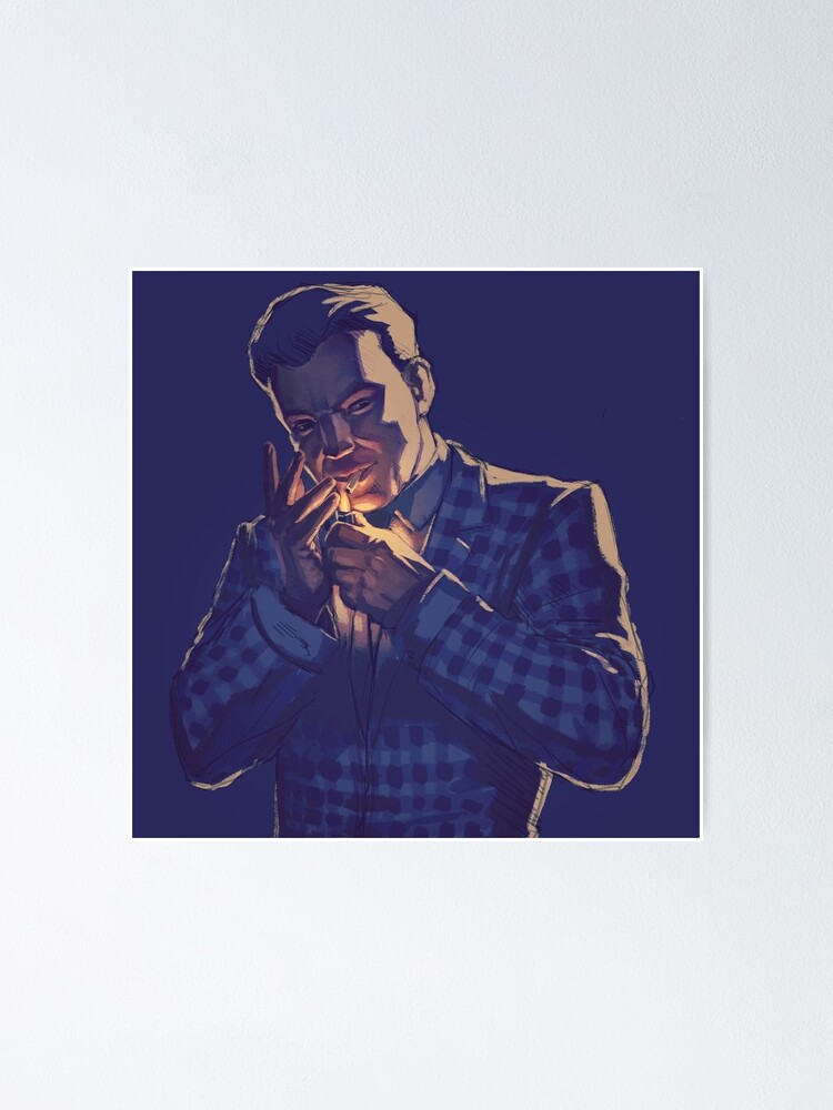 "Fallout Benny Smoking A Ciggarete" Poster for Sale by Vintage-Travler ...