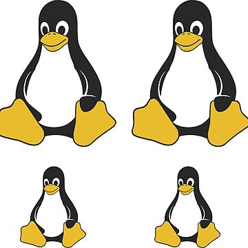"Linux Tux Combo stickers " Sticker for Sale by Stickes-IT | Redbubble