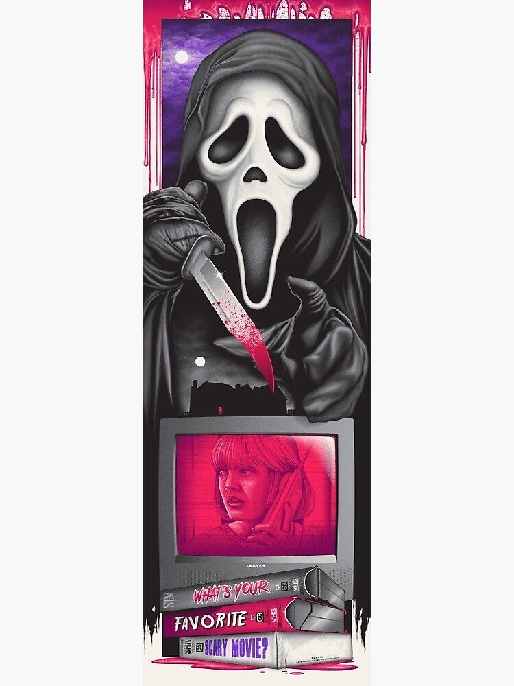 "Scream horror movie art " Poster by Designzmade4u | Redbubble