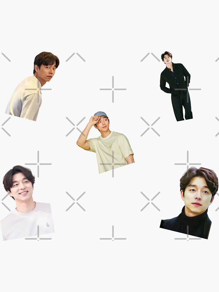 "Gong Yoo sticker pack" Sticker for Sale by Ninety--Nine | Redbubble