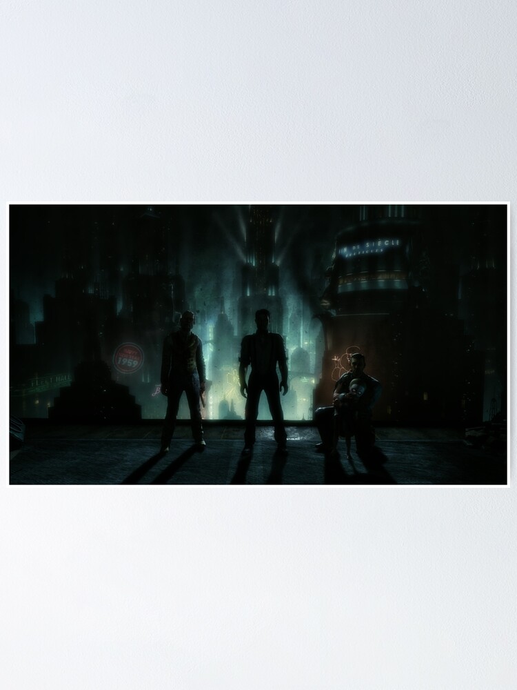 "Atlas with Rapture in background (Bioshock Infinite)" Poster by ...