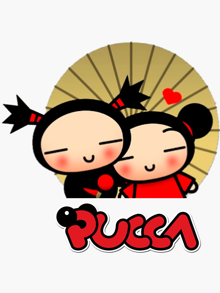 "pucca and garu love" Sticker for Sale by kader011 | Redbubble