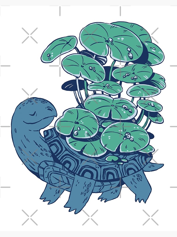 "Mythical Elemental Water Turtle" Art Board Print for Sale by ...