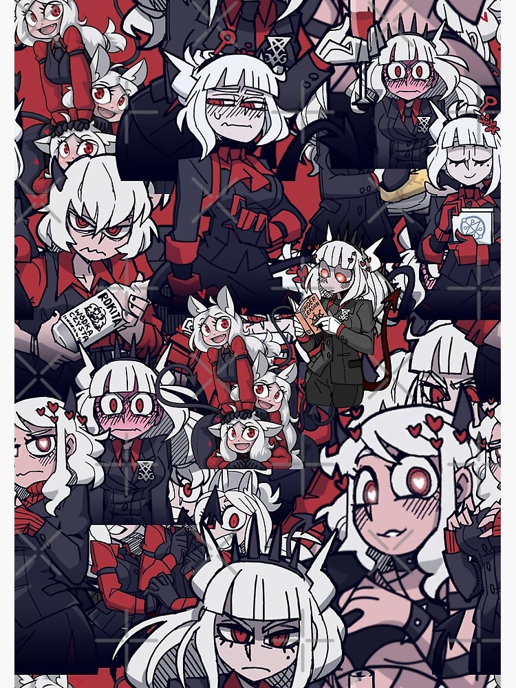 "Helltaker Pattern" Poster for Sale by Waifu-Dope | Redbubble