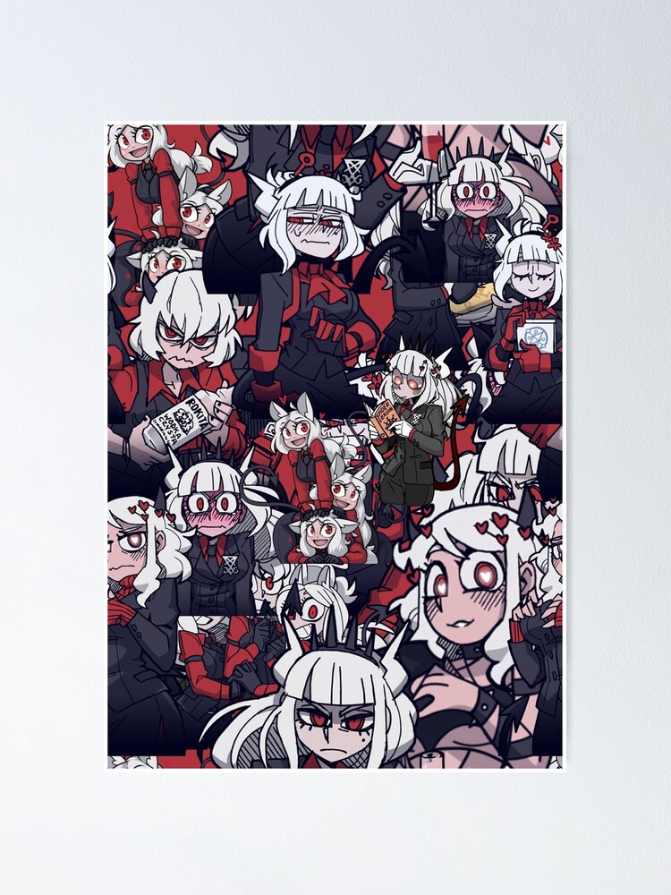 "Helltaker Pattern" Poster for Sale by Waifu-Dope | Redbubble