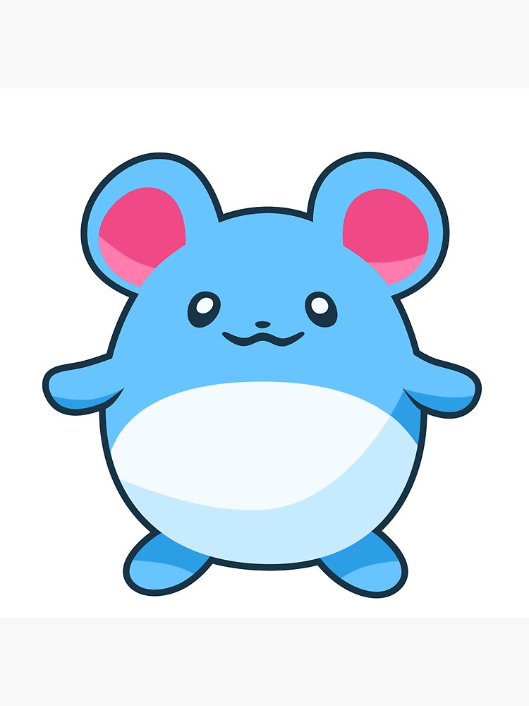 "Marill" Sticker by Jimichan | Redbubble