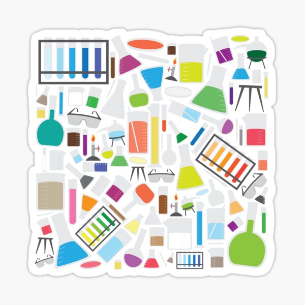 "Lab Equipment" Sticker for Sale by daisynet911 | Redbubble
