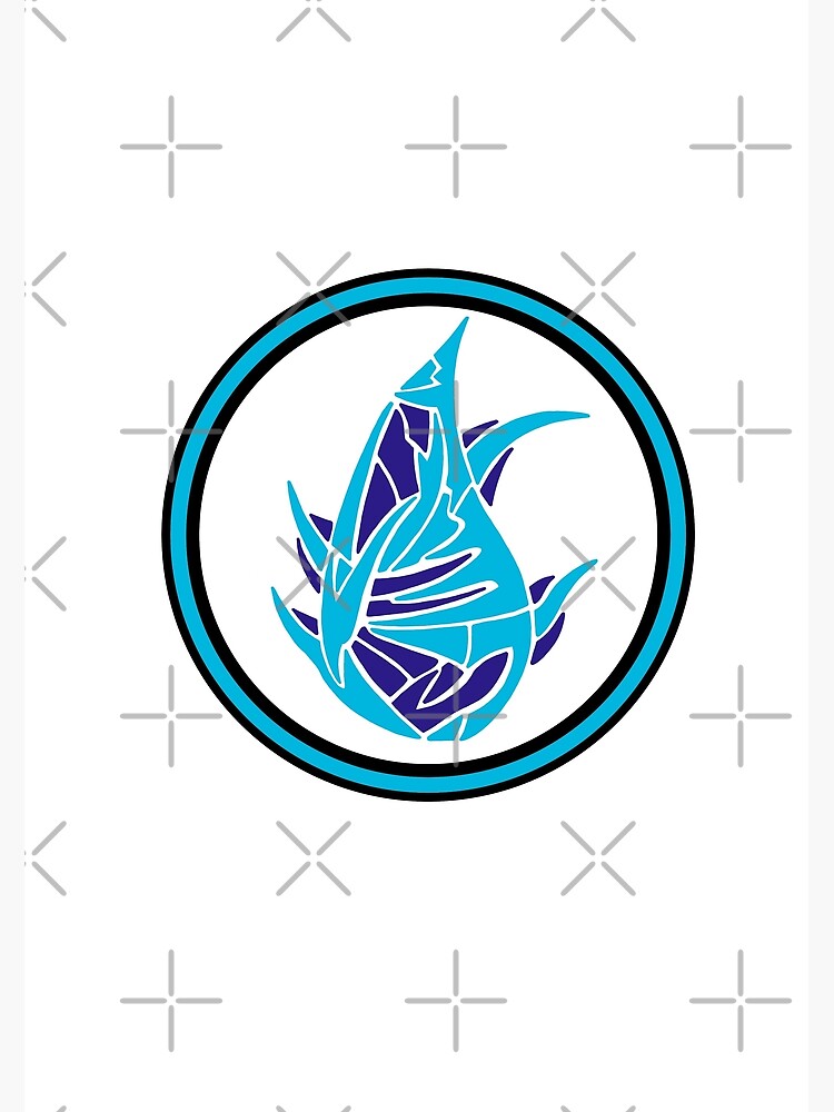 Blue Mana Symbol Magic The Gathering Poster For Sale By Jwatsonabart
