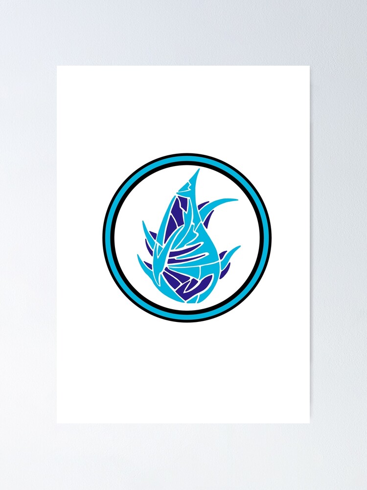 Blue Mana Symbol Magic The Gathering Poster For Sale By Jwatsonabart