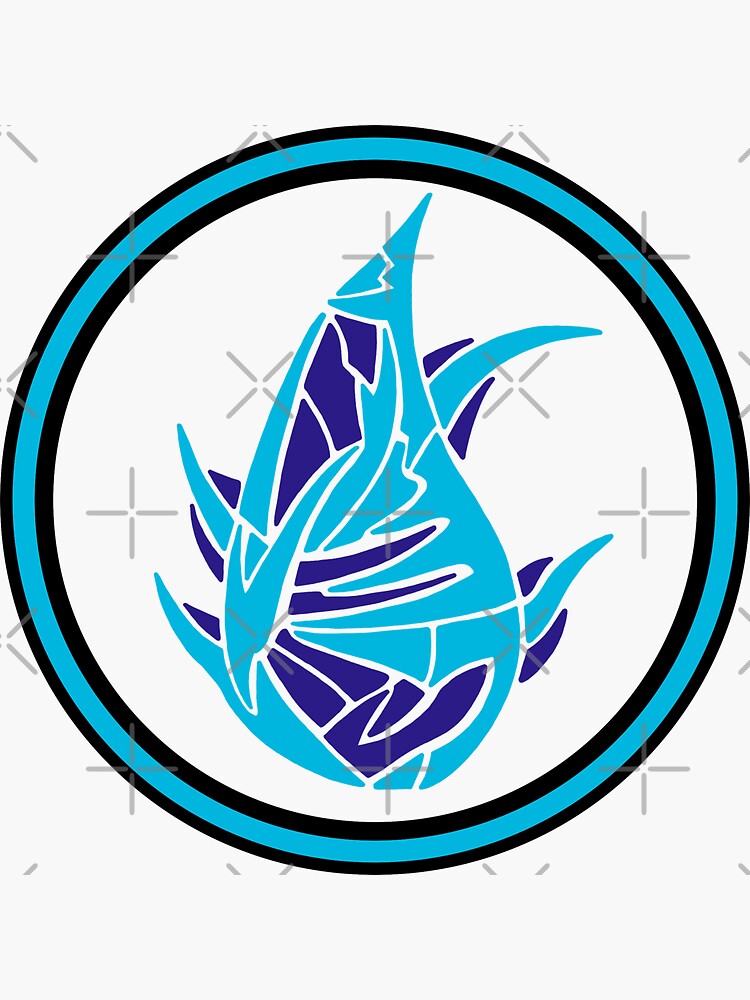 Blue Mana Symbol Magic The Gathering Sticker By Jwatsonabart Redbubble