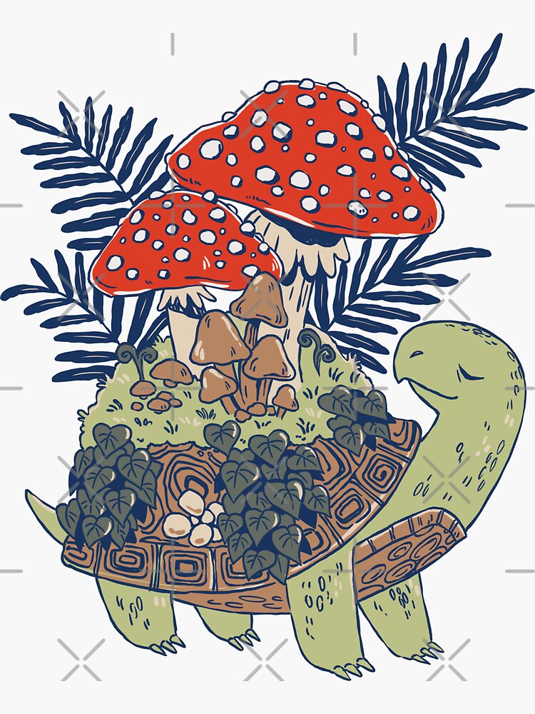 "Mythical Earth Elemental Turtle" Sticker for Sale by michelledraws ...