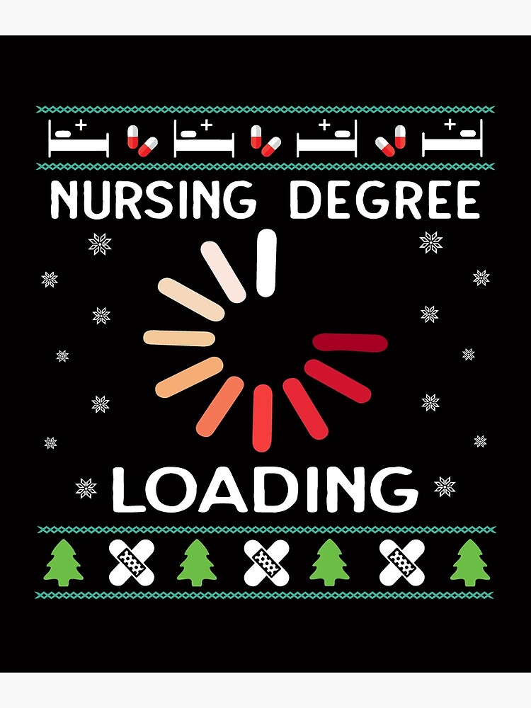 "Nursing Degree Loading" Poster by bahlulahsan | Redbubble