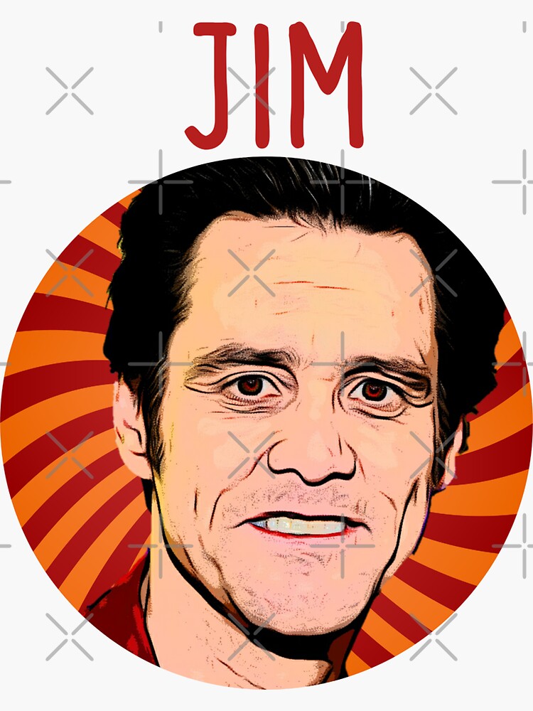 "Jim, cartoon, anime" Sticker for Sale by yeppashop | Redbubble